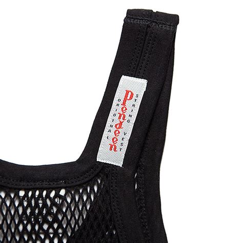 ペンディーン 編みシャツ Pendeen String Vest アミシャツ タンクトップ Black Store