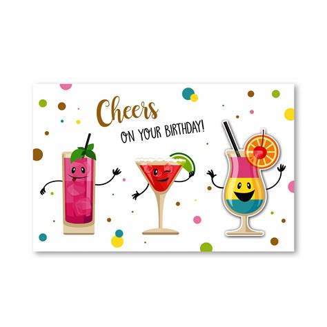 Cheers On Your Birthday Card Nsejtmt