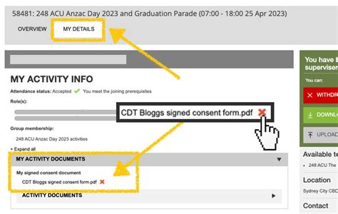 About Consent Forms ACU