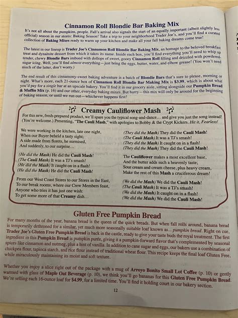 Trader Joe S Weekly Ad Fall 2022 September October Halloween Trader