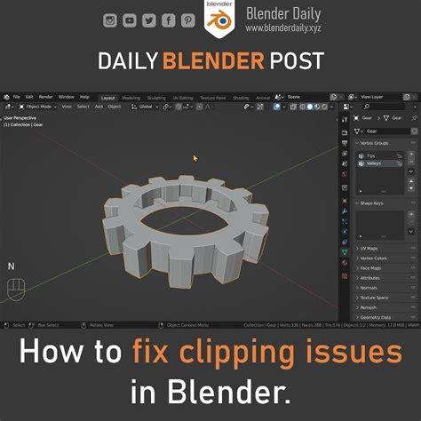 How To Fix Clipping Issues In Blender Youtube