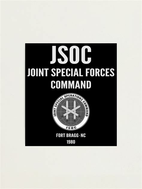 Jsoc Us Joint Special Operations Command Usa Army Military 1901