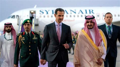 Syrien Baschar Al Assad Bei Der Arabischen Liga Mit Allen Ehren