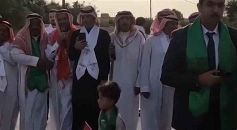 تقديم القعود في البادية الشمالية احتفالا بزفاف ولي العهد رؤيا الإخباري