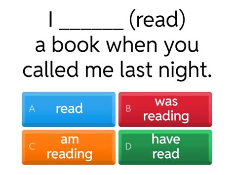 Questions For All Tenses Quiz