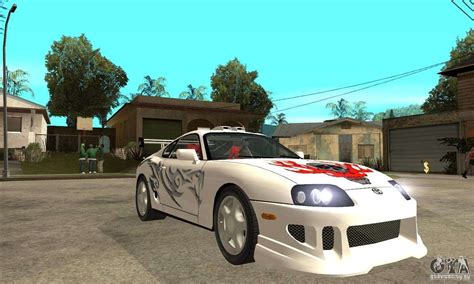 Toyota Supra NFSMW Tunable For GTA San Andreas