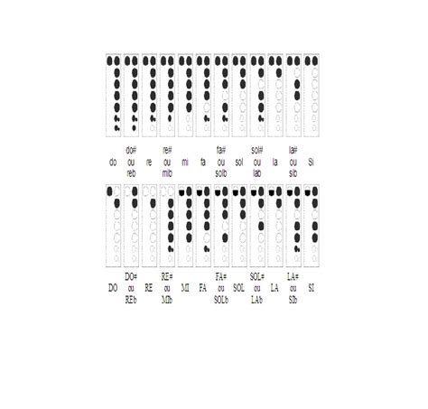 Notas Flauta Doce Barroca EDULEARN