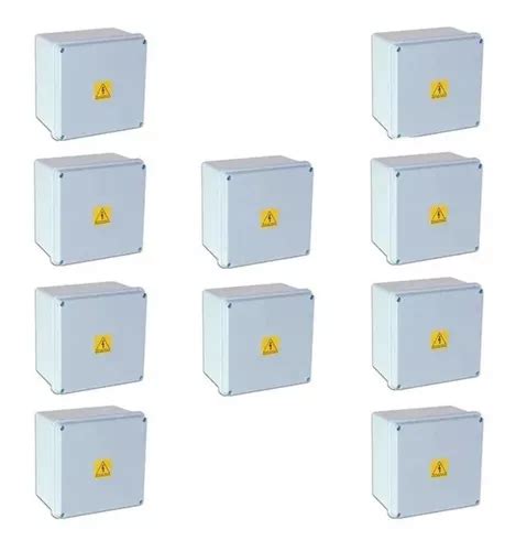 Pack Caja Estanca Pase Plastica Pvc Balun Cctv Empalme
