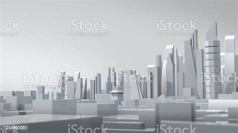 와이어 프레임 추상적 인 도시 미래 도시와 흰색 도시 3d 렌더링 디지털 생성 이미지에 대한 스톡 사진 및 기타 이미지 디지털 생성 이미지 3차원 형태 도시 Istock