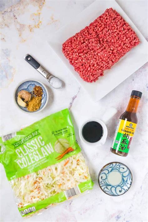 Easy Ground Beef Egg Roll In A Bowl Cupcakes And Kale Chips