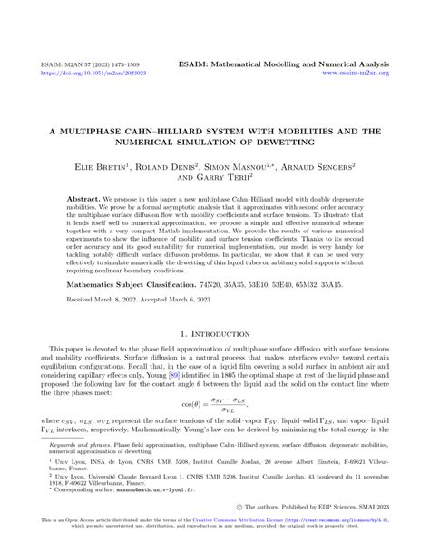 pdf a multiphase cahn hilliard system with mobilities and the