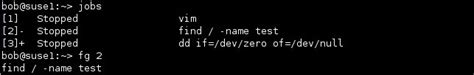 Jobs Command Linux