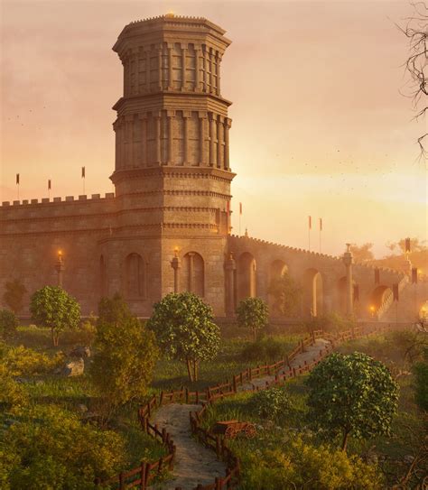 3d The Magne Tower Environment Model Turbosquid 2338510