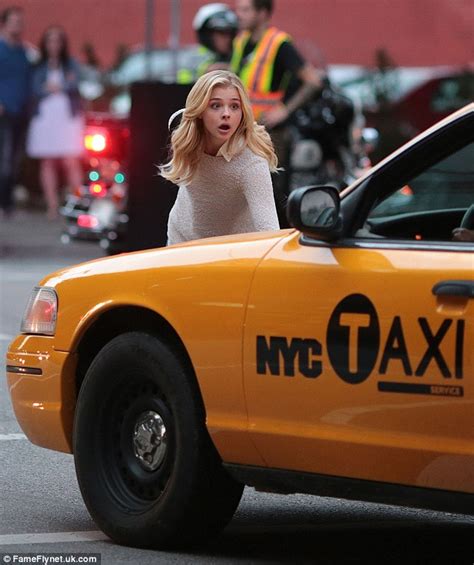Chloe Grace Moretz Put Her Thin Pins On Display In Tiny Khaki Cut Offs