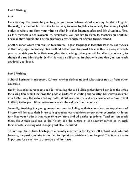 Part 2 Writing Pdf