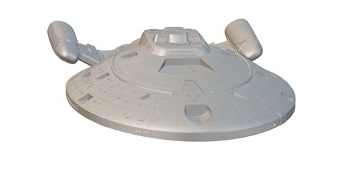 Stl File Star Trek Intrepid Class Starship Uss Voyager ⭐・model To