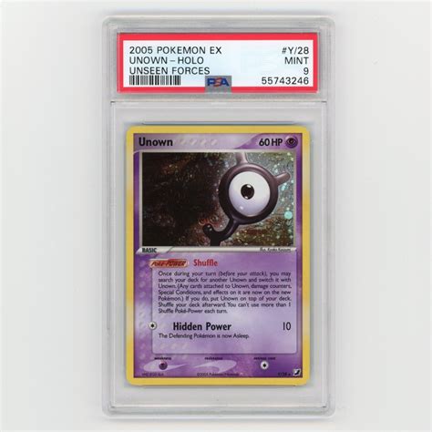 Unown Holo Y EX Unseen Forces Pokémon The Card Addicts U K Online Trading Card Store