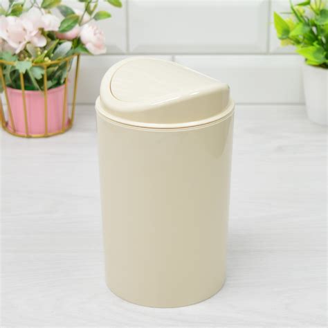 Контейнер для мусора 1 4л бежевый