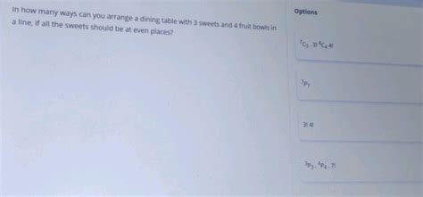 In How Many Ways Can You Arrange A Dining Studyx