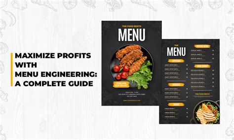 Menu Engineering Restaurant Profits Idea Menu Design Orexis