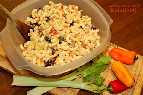 Zensible Mama Food Porn Tasty Macaroni Salad For Road Trip Pers