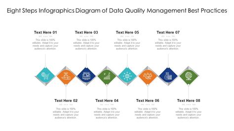 Eight Steps Infographics Diagram Of Data Quality Management Best ...