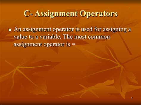 c program operators ii powerpoint slides learnpick india
