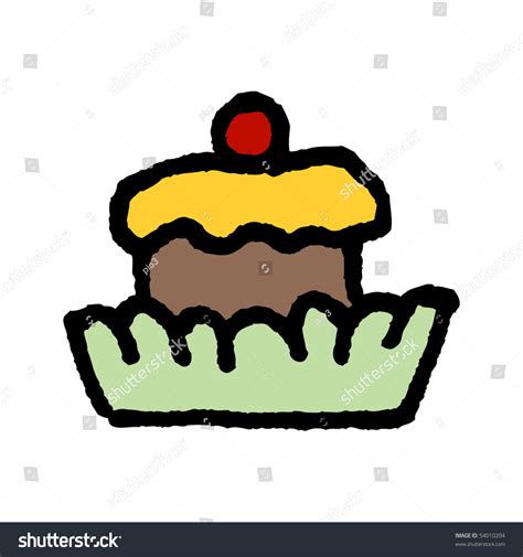 Cake Sketch Vector Stock Vector Royalty Free 54010204 Shutterstock