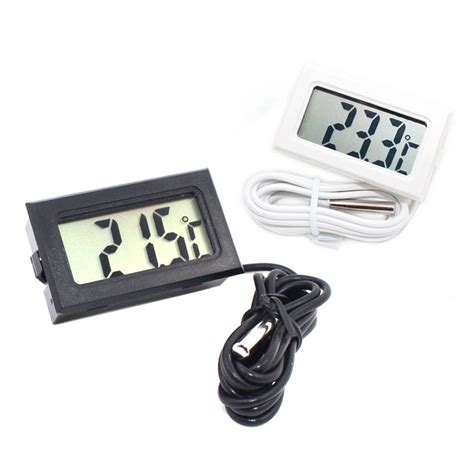 Fy 10 Mini Lcd Digital Thermometer Aquarium Car Water Bath Temperature Tester Detector Monitor