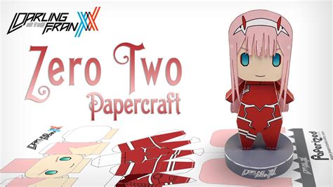 Darling In The Franxx Zero Two Paperized Youtube