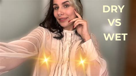 Try On Haul With No Bra Filmed In K Dry Versus Wet Transparent Try On Rastavideos