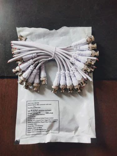 W Box BNC Connector 500 MHz Contact Material Copper At 625 Packet In Varanasi