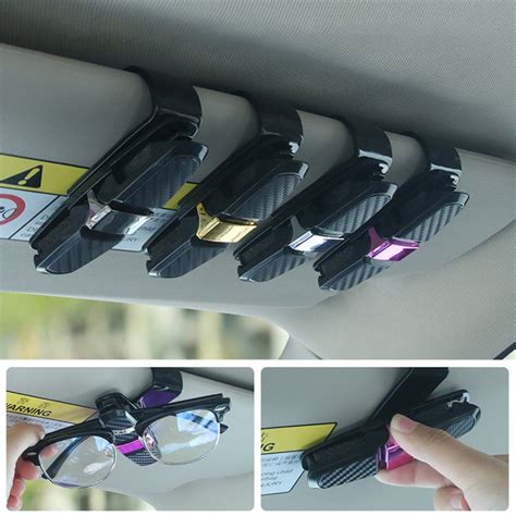 New Car Auto Card Ticket Holder Sun Visor Glasses Sunglasses Clip