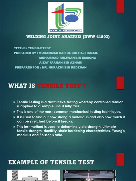 Presentation Tensile Test Pdf Deformation Engineering Ultimate Tensile Strength