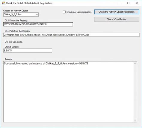 Install 32 Bit ActiveX And Verify Install Chilkat Tech Notes