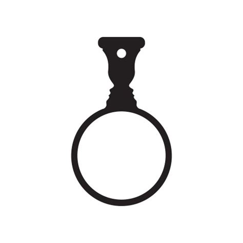Optical Magnifying Glass Cartoon Royalty Free Vector Image