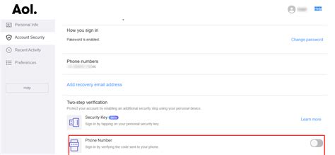 How To Add Two Step Verification For Extra Aol Mail Security