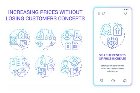 Increasing Prices Without Losing Customers Icon Pack 23 Free Download