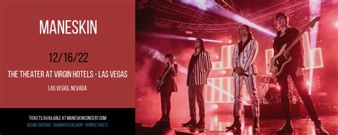 Maneskin At The Theater At Virgin Hotels Las Vegas 16 December 2022