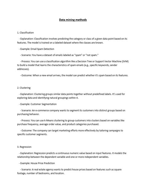 data mining methods pdf