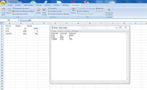 Vba E Ecriture De Données Dans Un Fichier Texte Macros Et Vba Excel