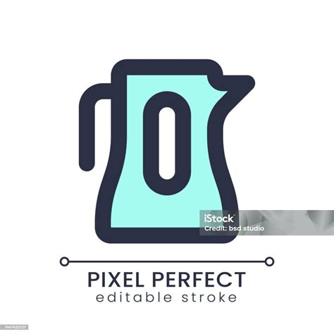 전기 주전자 픽셀 완벽한 Rgb 색상 Ui 아이콘 0명에 대한 스톡 벡터 아트 및 기타 이미지 0명 개념 그래픽 사용자 인터페이스 Istock