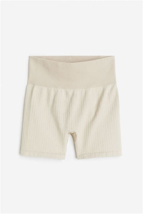 Drymove™ Seamless Hotpants Light Beige Ladies Handm Gb