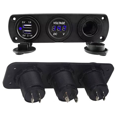 Panou Bord Cu Voltmetru Auto X Incarcator Usb Priza V Emag Ro