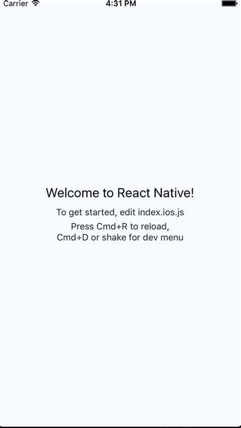 Reactnative Ios