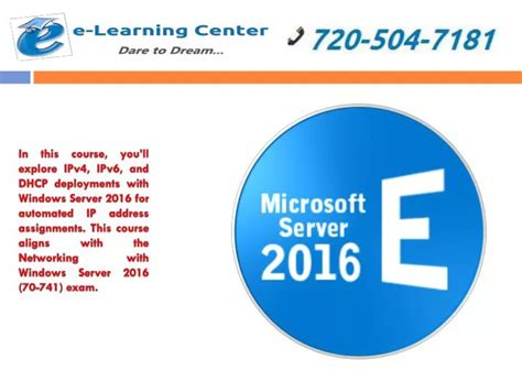 PPT Networking With Windows Server Certification Training PowerPoint Presentation ID