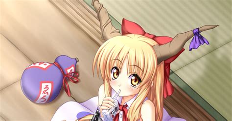 伊吹萃香 酒が足りねぇ のんべー。のイラスト Pixiv