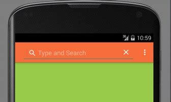 Properly Using Searchview Widget With Appcompat Android Beginners