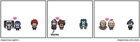 Danganronpa Sapphics Comic Studio