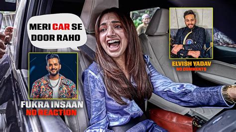 Jiya Shankar Refuse To Give Reaction On Elvish Yadav And Fukrainsaan